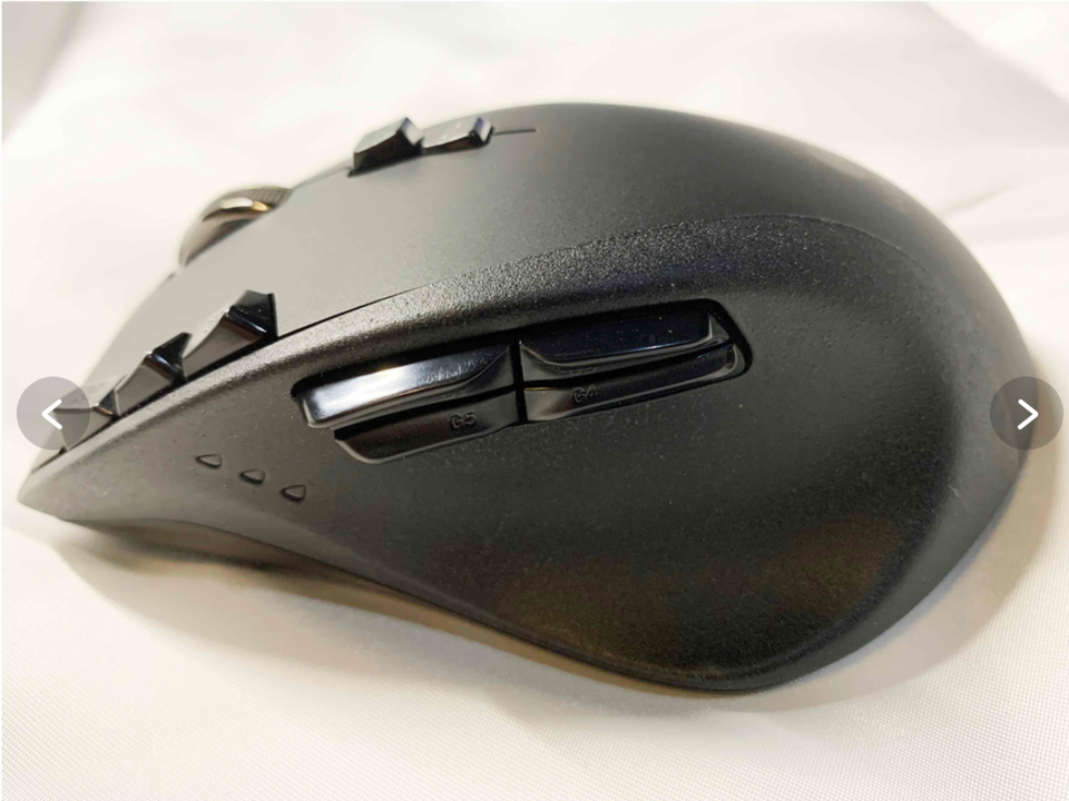 Logitech G700 Wireless & Gaming Laser Mouse black Logicool near mint ...