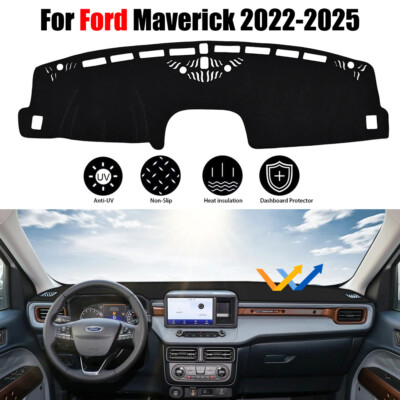 For Ford Maverick 2022-2025 Dashboard Cover Dashmat Dash Anti-Sun Mat ...