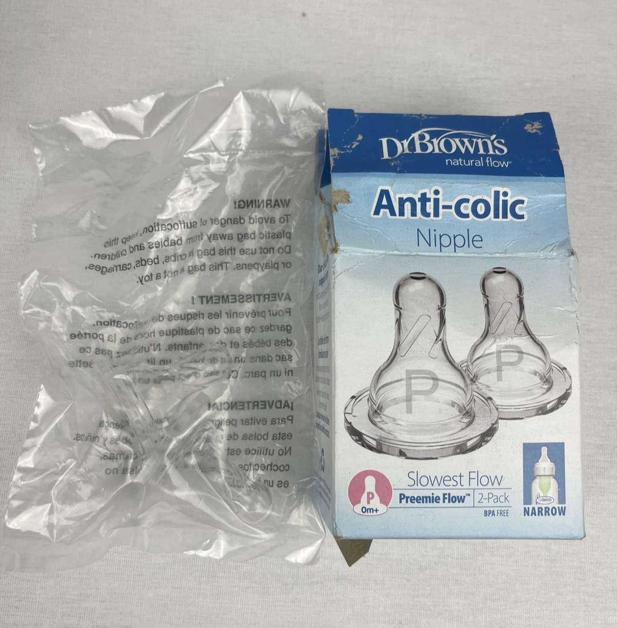 DR BROWNS ANTI-COLIC NIPPLE 6PACK Level 3 medium fast flow 6M+, and 2pk ...