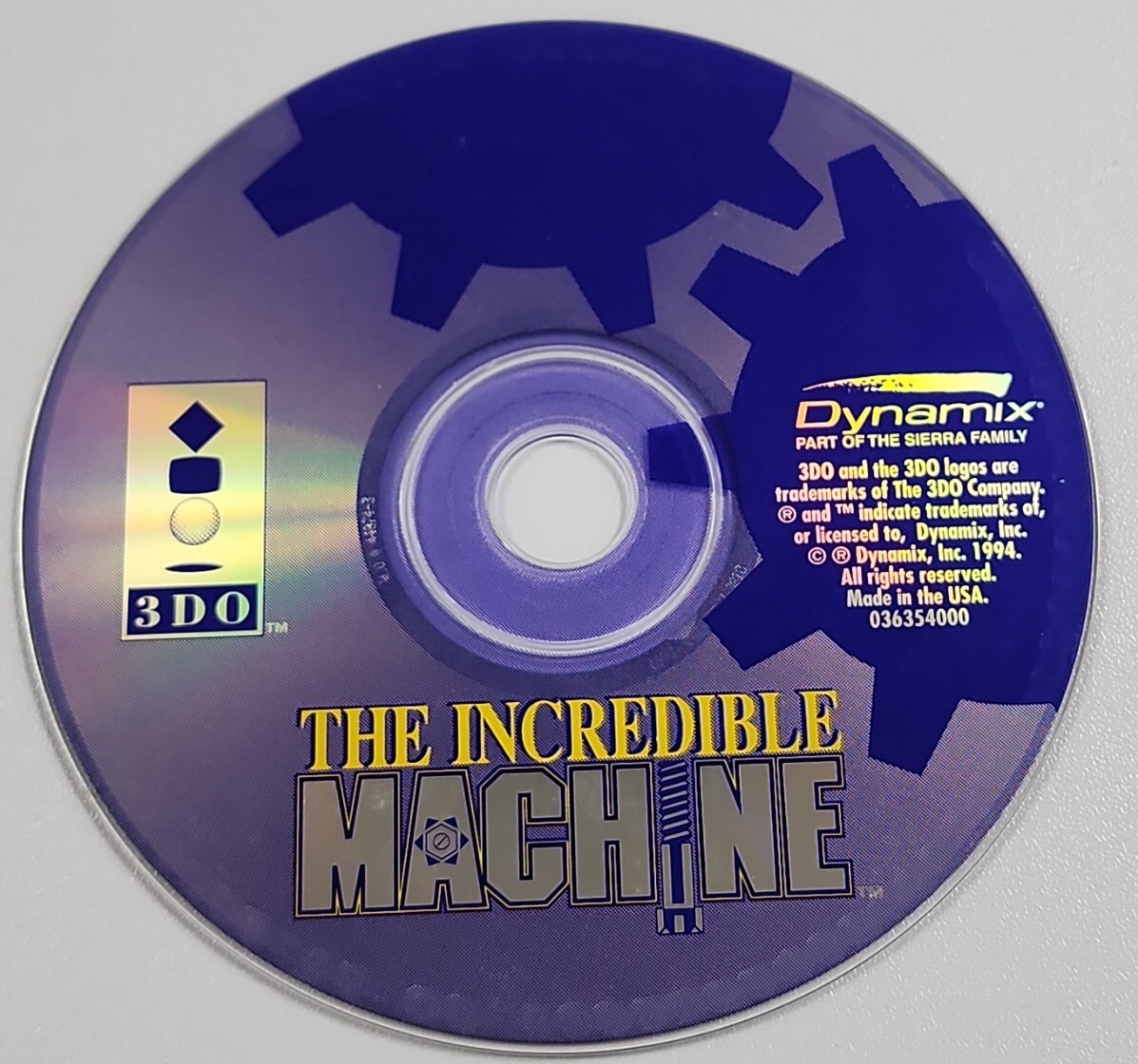 The Incredible Machine (Game Only) Panasonic 3DO Disc Only | eBay