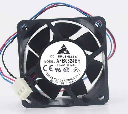 Delta AFB0624EH DC 24V 0.24A cooling Fan 60x60x25mm 3wire | eBay