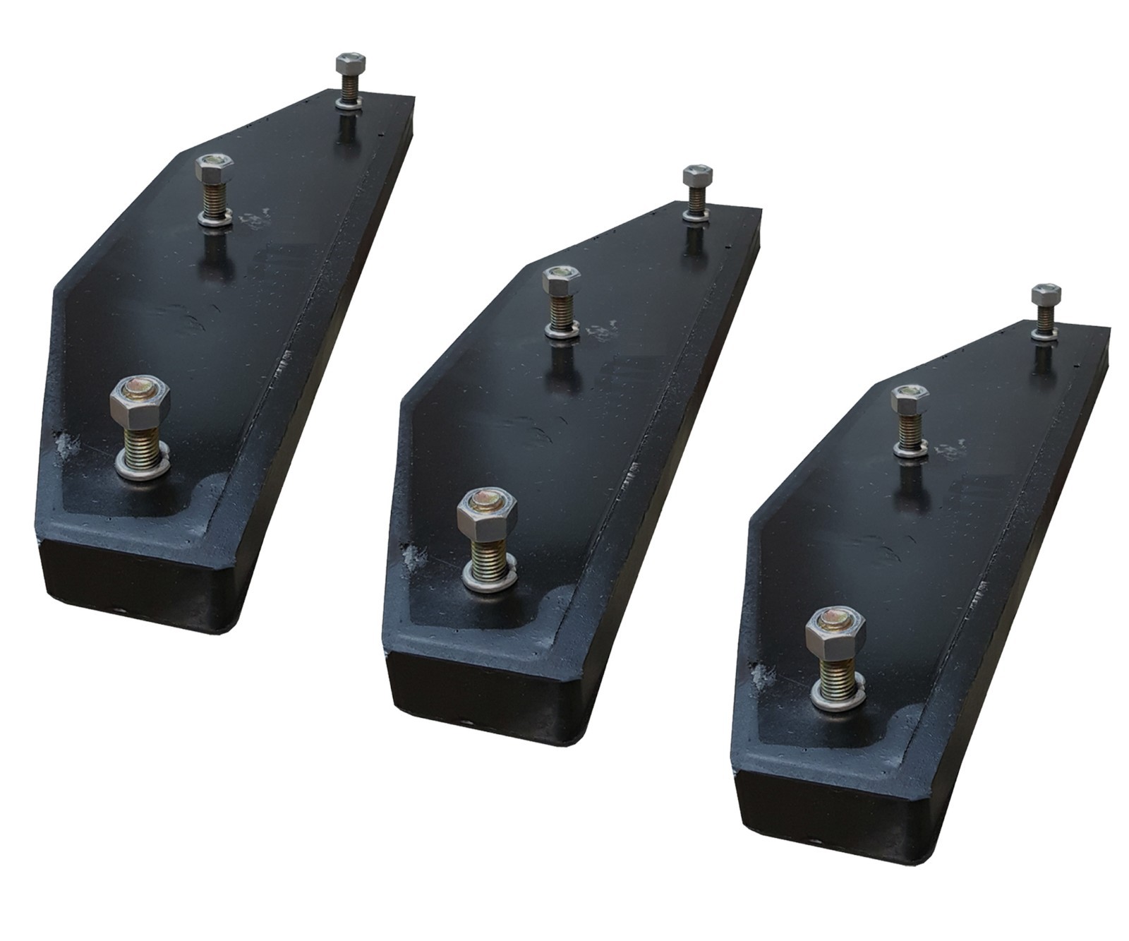 3 Stabilizer Street Pads, fits most JD 310, 410, 510, 710 Backhoes ...