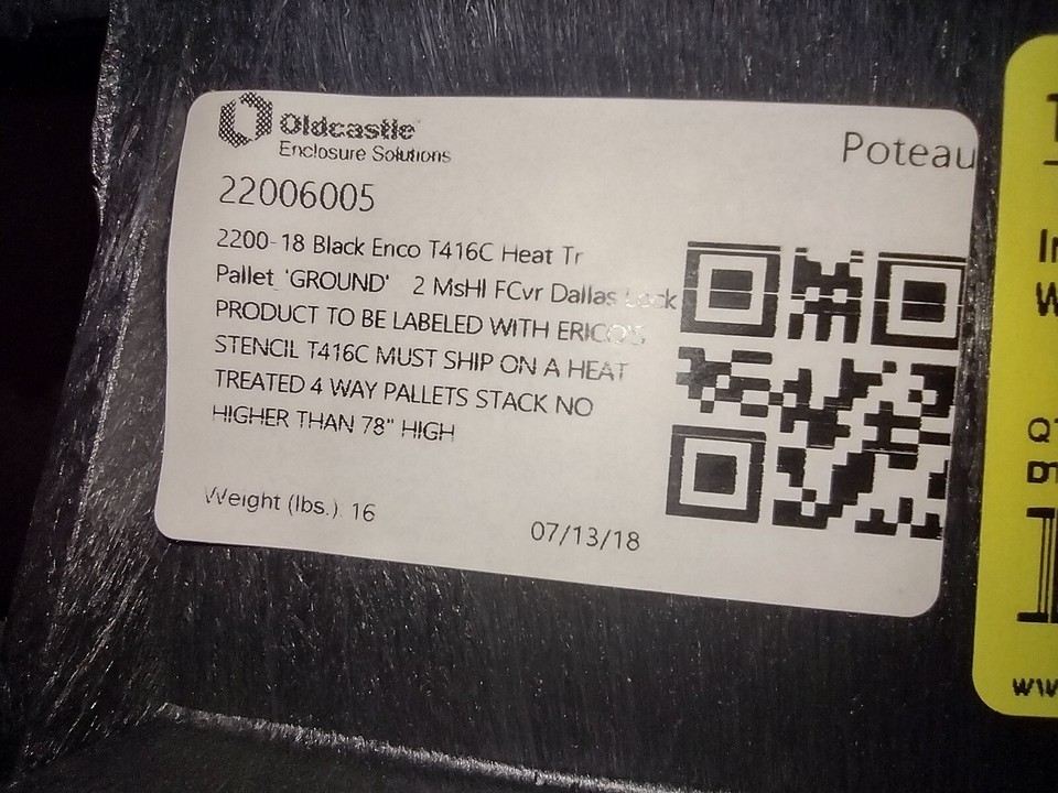 Erico T416C Ground Inspection Enclosure w/Cover, 11x18" | eBay