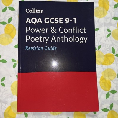 AQA GCSE English literature power & conflict poetry and anthology ...