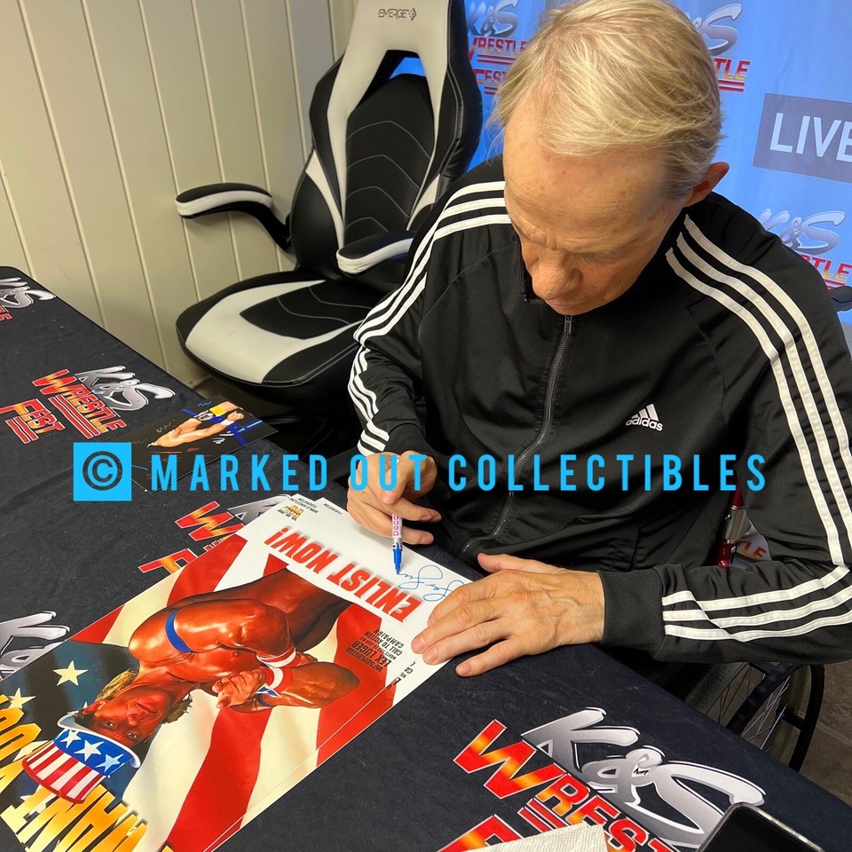 WWE Lex Luger Signed Lex Express 12x18 Reprint Poster PROOF | eBay