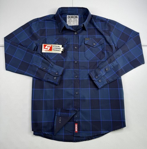 Dixxon Plaid Flannel Shirt Limited Edition Snap On Tools Blue Womens L ...