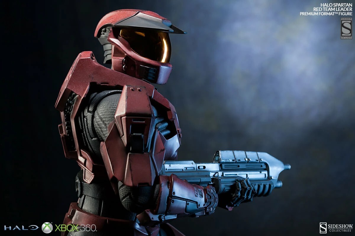 HALO SPARTAN RED TEAM LEADER Premium Format Figure Sideshow ...