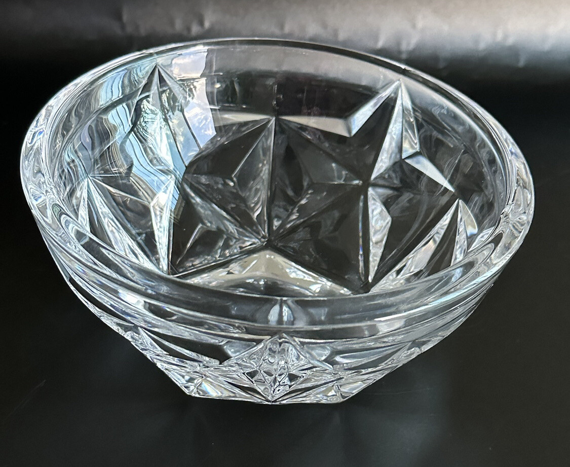 German Cut Glass Patterns 1930's German Cut Glass Bowl With Silver Top