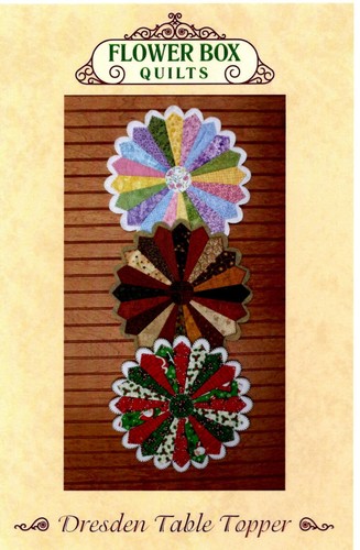 Dresden Table Topper Quilt Pattern by Flower Box Quilts | eBay