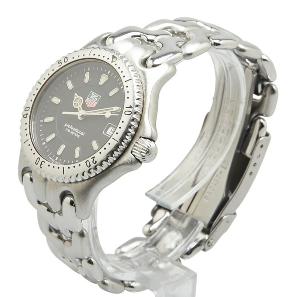 TAG HEUER Sel Watch WG1214 K0 Quartz Black Dial Stainless Steel Ladies ...