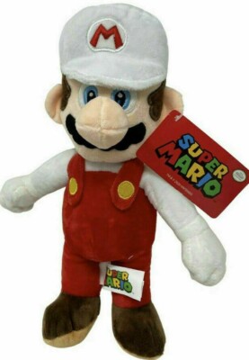 Fire Mario Large 12 inch Super Mario Nintendo Plush Toy. New. Soft ...