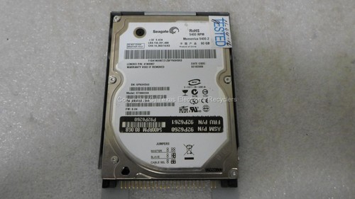Seagate IBM Lenovo ST98823A 9W3883-200 41N9987 92P6260 92P6261 80GB ...