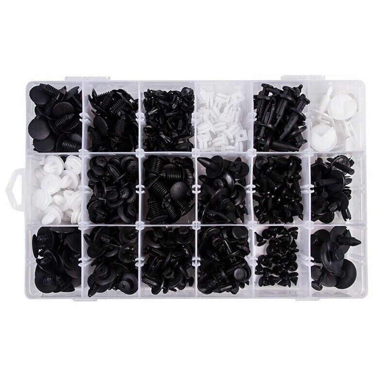 415PCS Auto Car Body Plastic Push Pin Rivet Fasteners Trim Panel ...