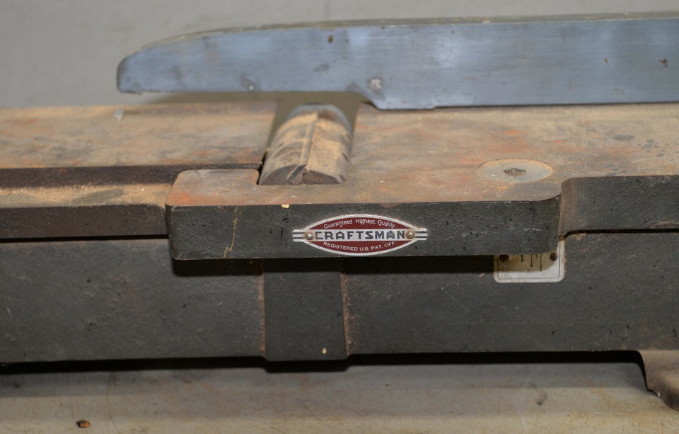 Craftsman 103.23220 planer jointer vintage woodworking machine ...