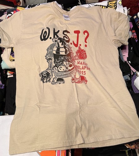WKSJ? Manic relapse 2015 fest tee Street Punk Punk Rock | eBay