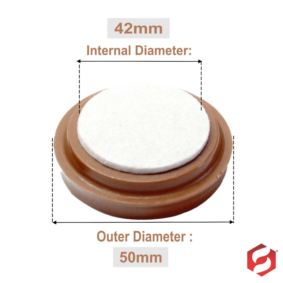 CASTOR CUPS ANTI SLIP Carpet/Floor Chair/Sofa Furniture Protectors ...