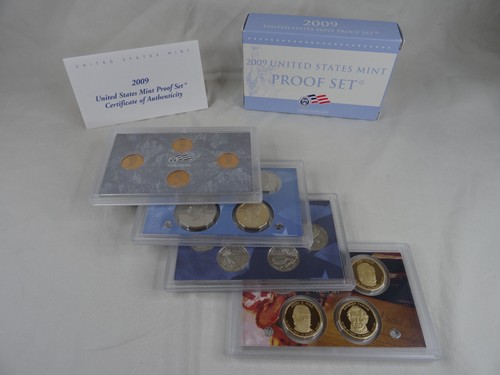 2009-S United States Mint Proof Set with COA & Box 18 Coins | eBay