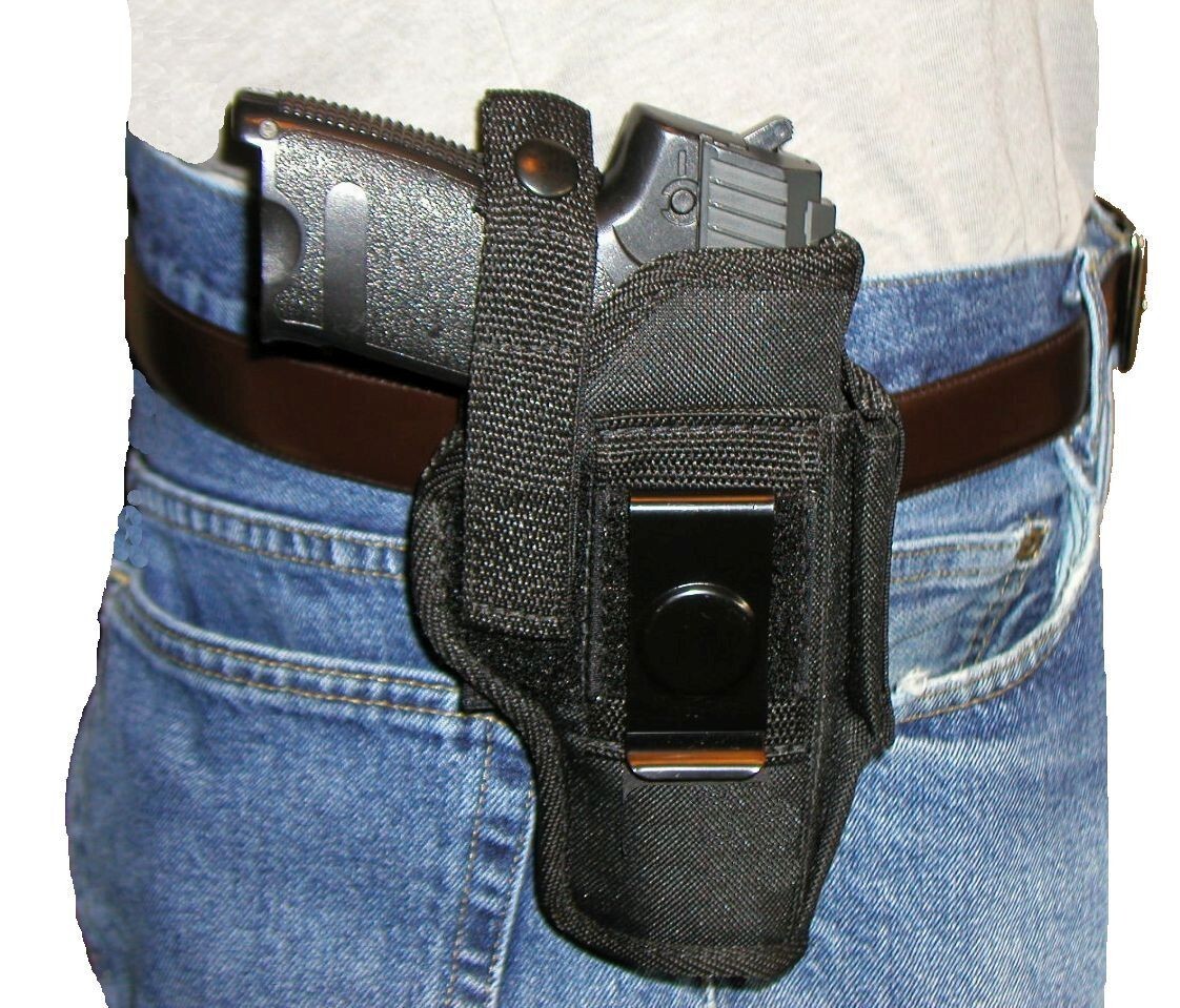 USA Mfg Belt& Hip holster With Mag pouch EAA Witness 9 mm 10mm 40 38 45 ...