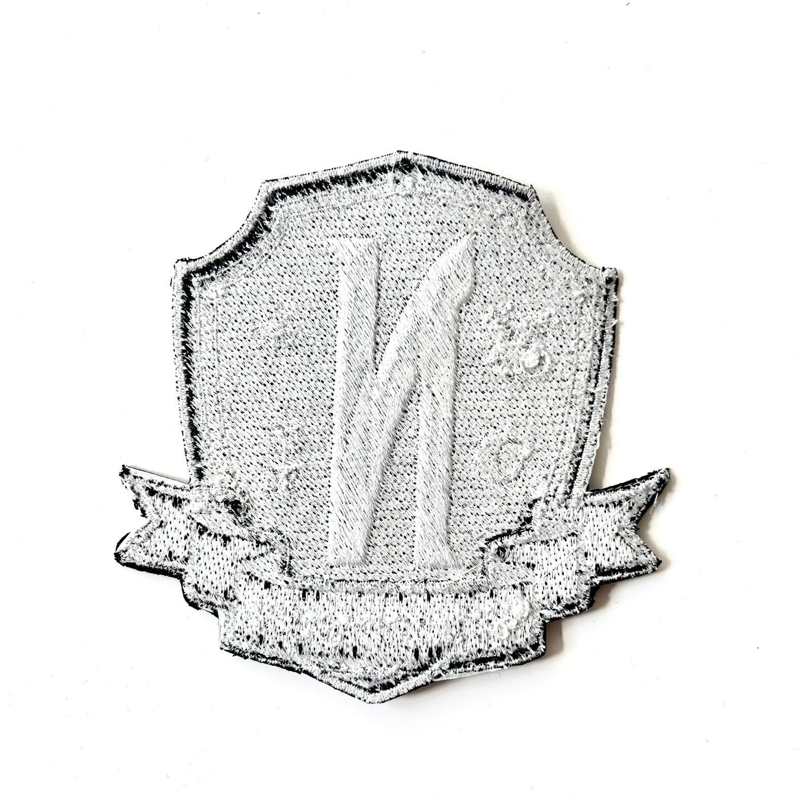 Nevermore Academy Embroidered Iron On Patch - Wednesday Netflix - Black ...