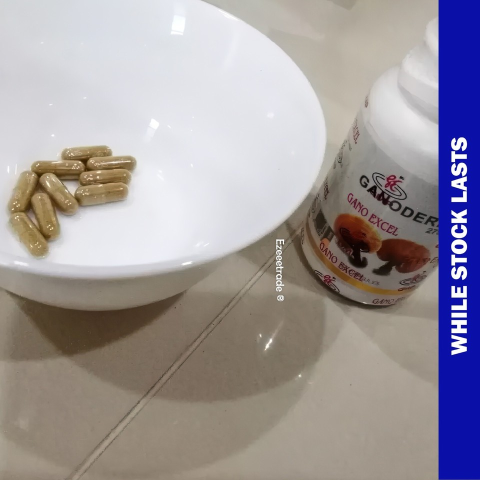GANO Excel Excellium + Ganoderma Lucidum 90 Caps Reishi Lingzhi Immune ...