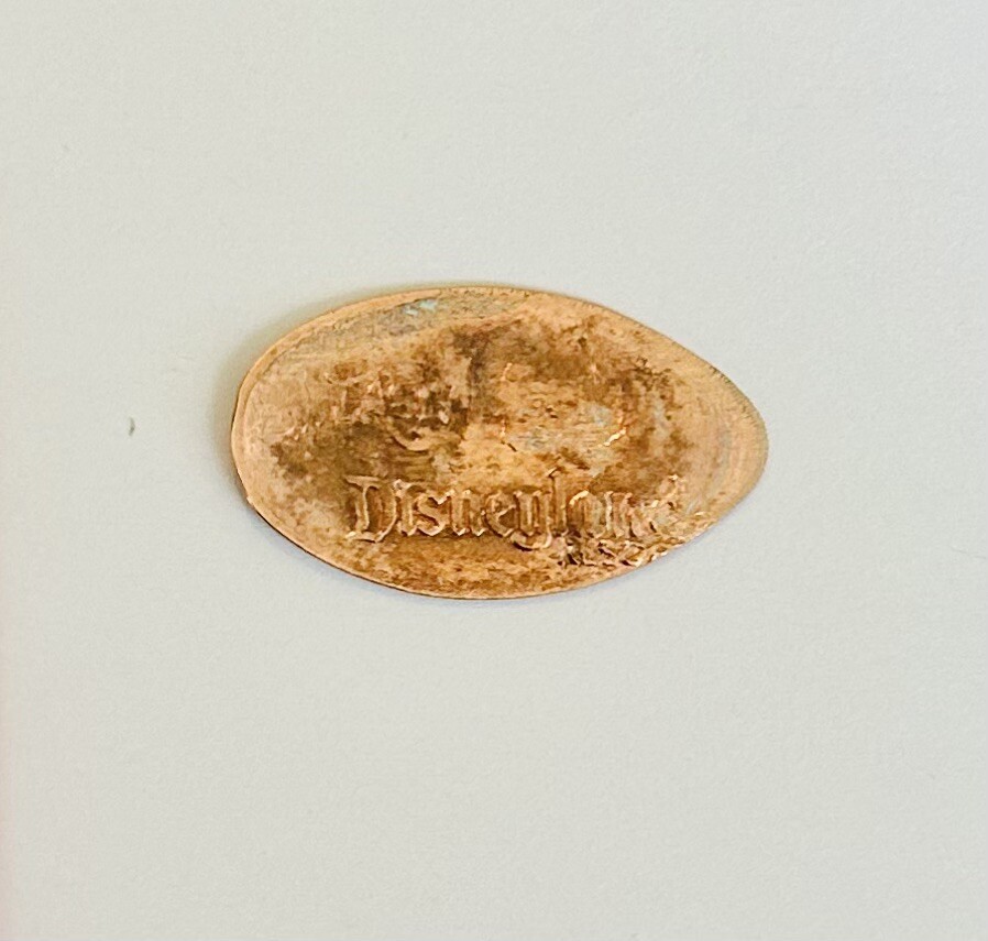 Disneyland Mickey Mouse Elongated Smashed Pressed Flattened Penny ...