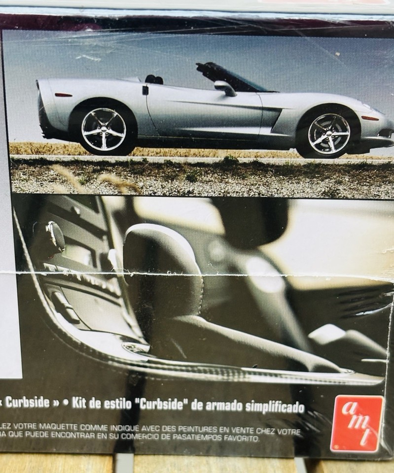 AMT 1:25 scale 2012 Chevy Corvette Convertible Plastic Model Kit Box ...