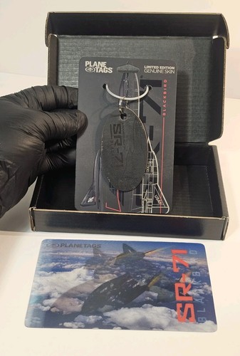 Skunk Works – SR-71 Blackbird Titanium MotoArt PlaneTag #2141 – Air ...