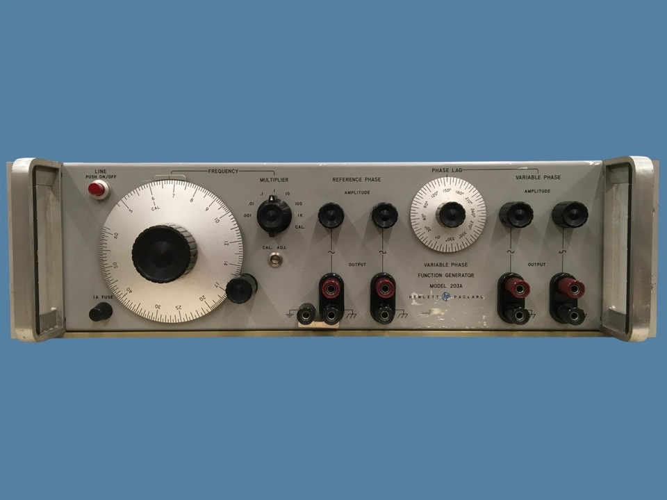 Hewlett-Packard 203A Variable Phase Function Generator [Missing Fuse ...