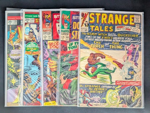 LOT of (5) Strange Tales 128 160 161 169 178 Marvel Comics | eBay