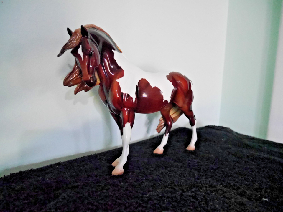 BreyerFest 2006 Ringmaster Glossy Chestnut Pinto Spirit Mold Breyer ...
