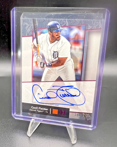 2024 Topps Museum Collection Cecil Fielder Archival Autographs Auto 38/ ...