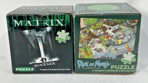 Rick & Morty and The Matrix Movie 300 Piece Puzzles 11in x 14in Loot ...