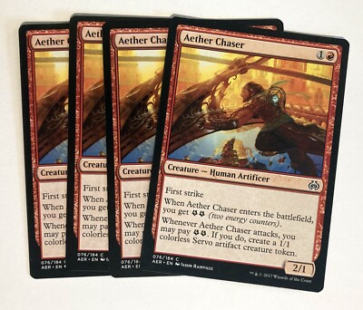 Aether Chaser (4) Aether Revolt NM MTG Magic the Gathering | eBay