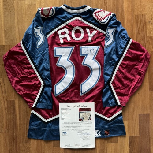 Patrick Roy Signed Colorado Avalanche Jersey JSA LOA #33 Canadiens NHL ...