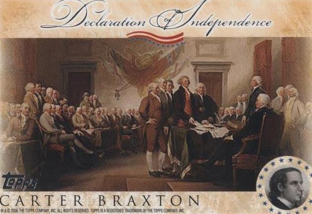 2006 Topps - Declaration of Independence Carter Braxton for sale online ...