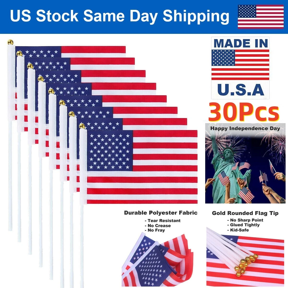 Very Small American Flag Stand