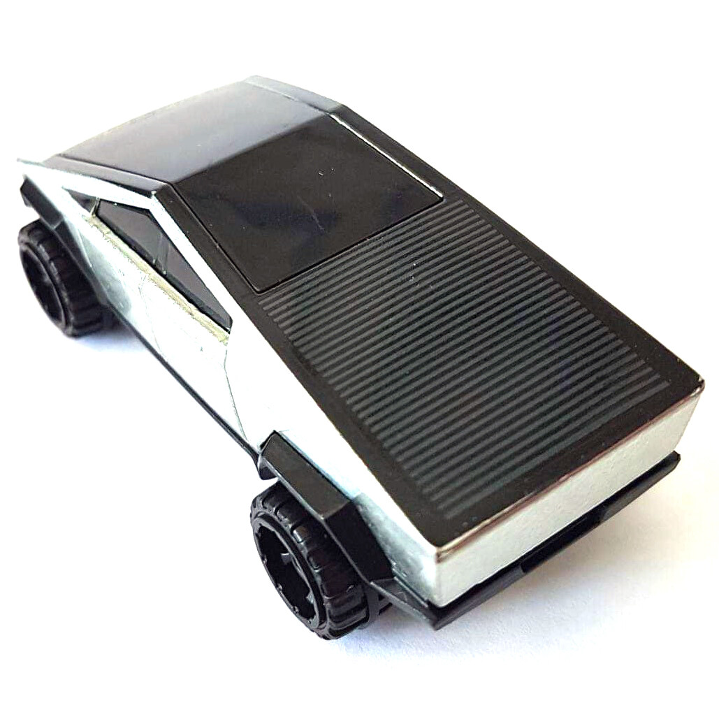 Hot Wheels Tesla Cybertruck Kid Diecast Model Toy Car HW Green Speed 1: ...