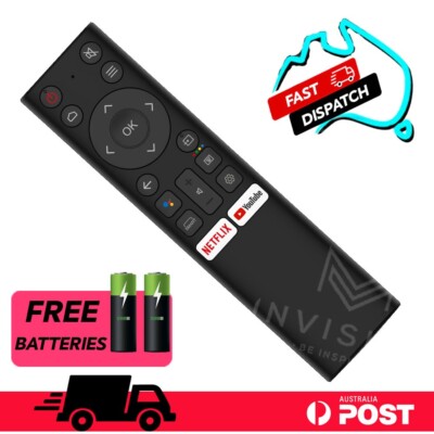 JVC RM-C3403B Replacement Voice TV Remote Control Smart Android TV ...