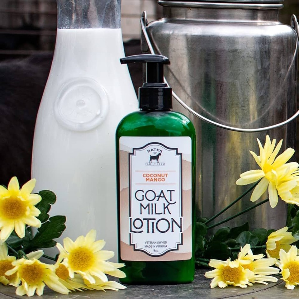 Bates Family Farm Coconut Mango Goat Milk Natural Hand & Body Lotion 8 ...