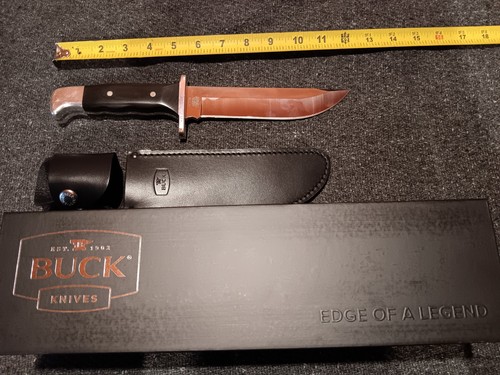 Buck 124 Frontiersman Fixed Blade Knife New In Box | eBay