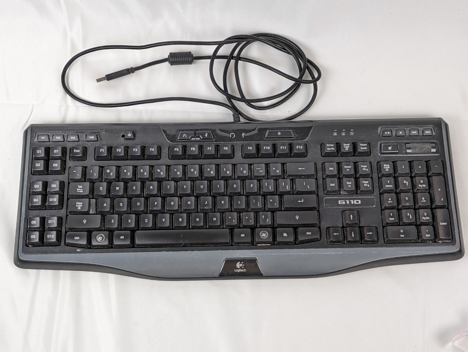 Logitech G110 LED Backlighting Gaming Keyboard - Tested Working ...