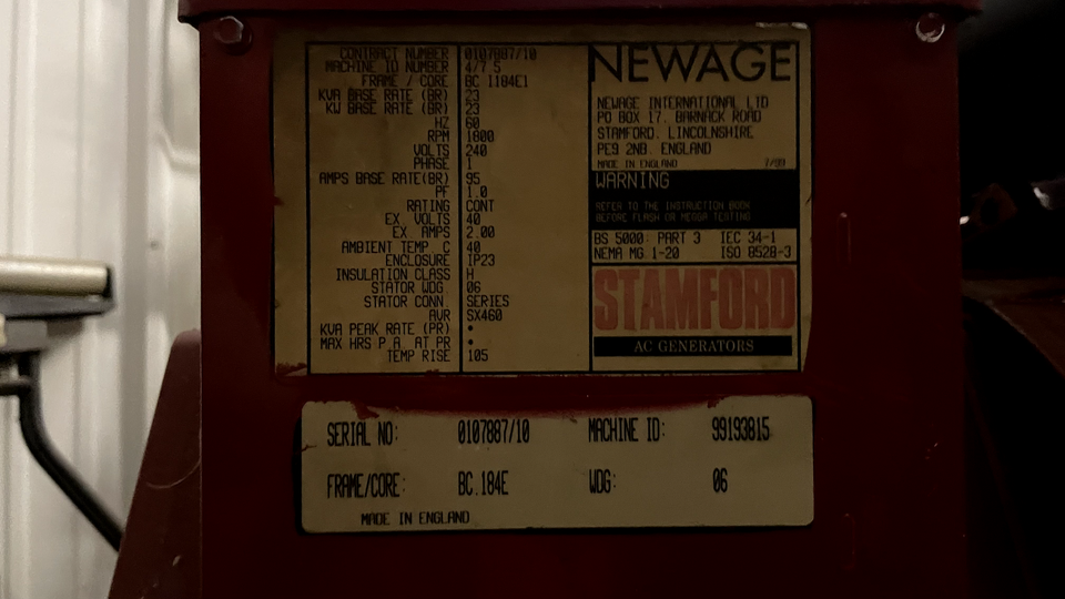 Kubota V2203-EBG 20 kw diesel generator | eBay