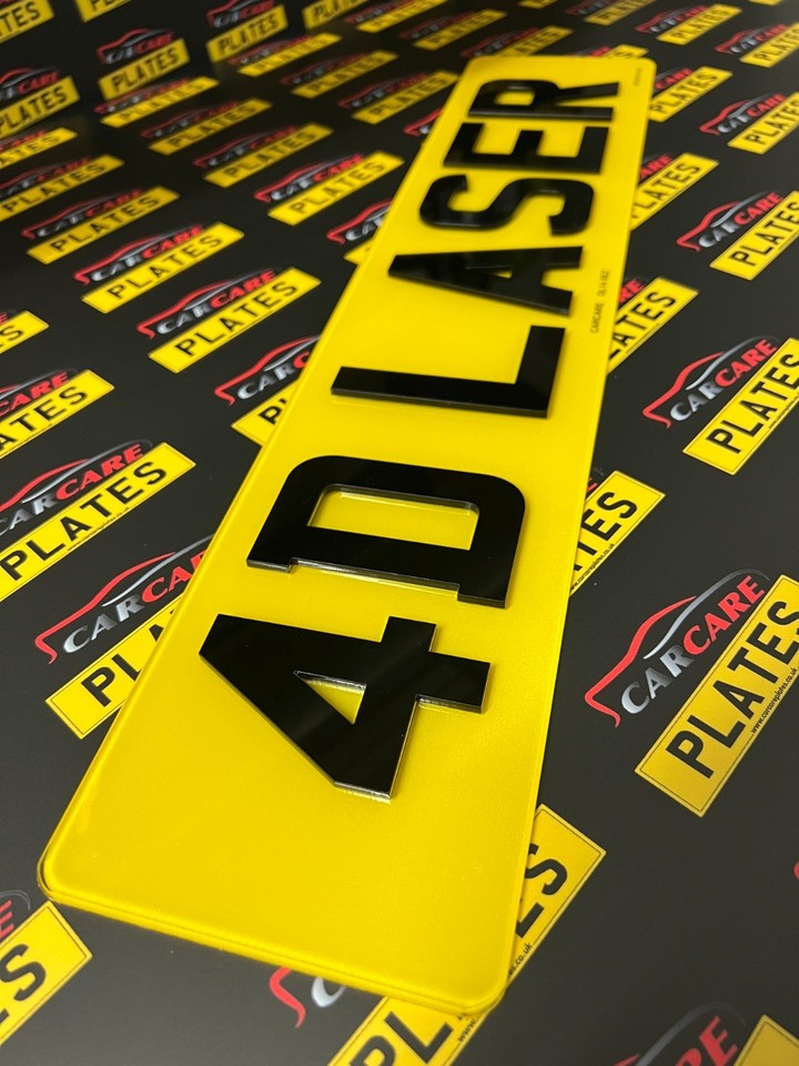 Number Plate Road Legal custom 3D Gel, 4D and printed reg plates - Fast ...