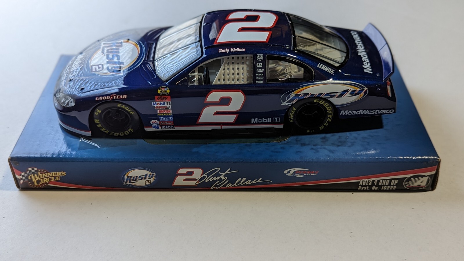 Winners Circle Rusty Wallace #2 NASCAR 1:24 Scale Die Cast Car | eBay