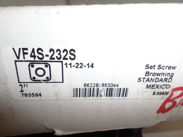 Browning Flange Bearing Setscrew Locking Cast Uf4s Rf-4509 for sale ...