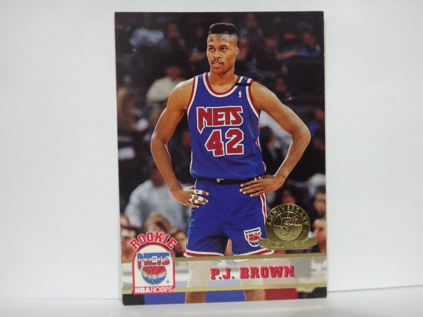 1993-94 NBA Hoops - P.J. Brown #369 Fifth Anniversary (RC) for sale ...