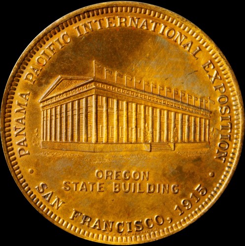 HK 411 SO-CALLED DOLLAR PANAMA PACIFIC EXPO OREGON BUILDING – 1915 | eBay