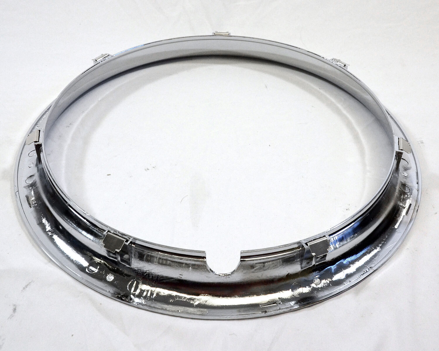 SET OF 4 13" CHROME WHEEL TRIM RINGS BEAUTY RIM RING GLAMOUR BANDS ...