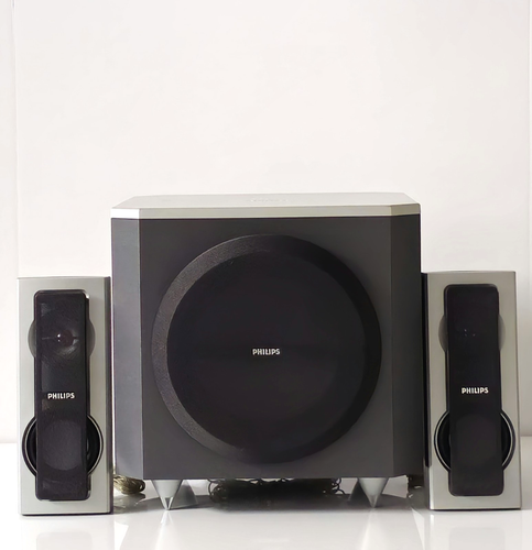 Philips SW 3600D High Bass Reflex Subwoofer With 2 Speakers | eBay