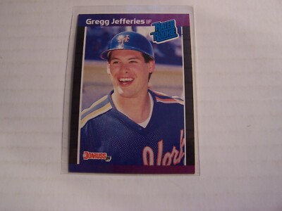 Gregg Jefferies Donruss Card #35 Rated Rookie | eBay